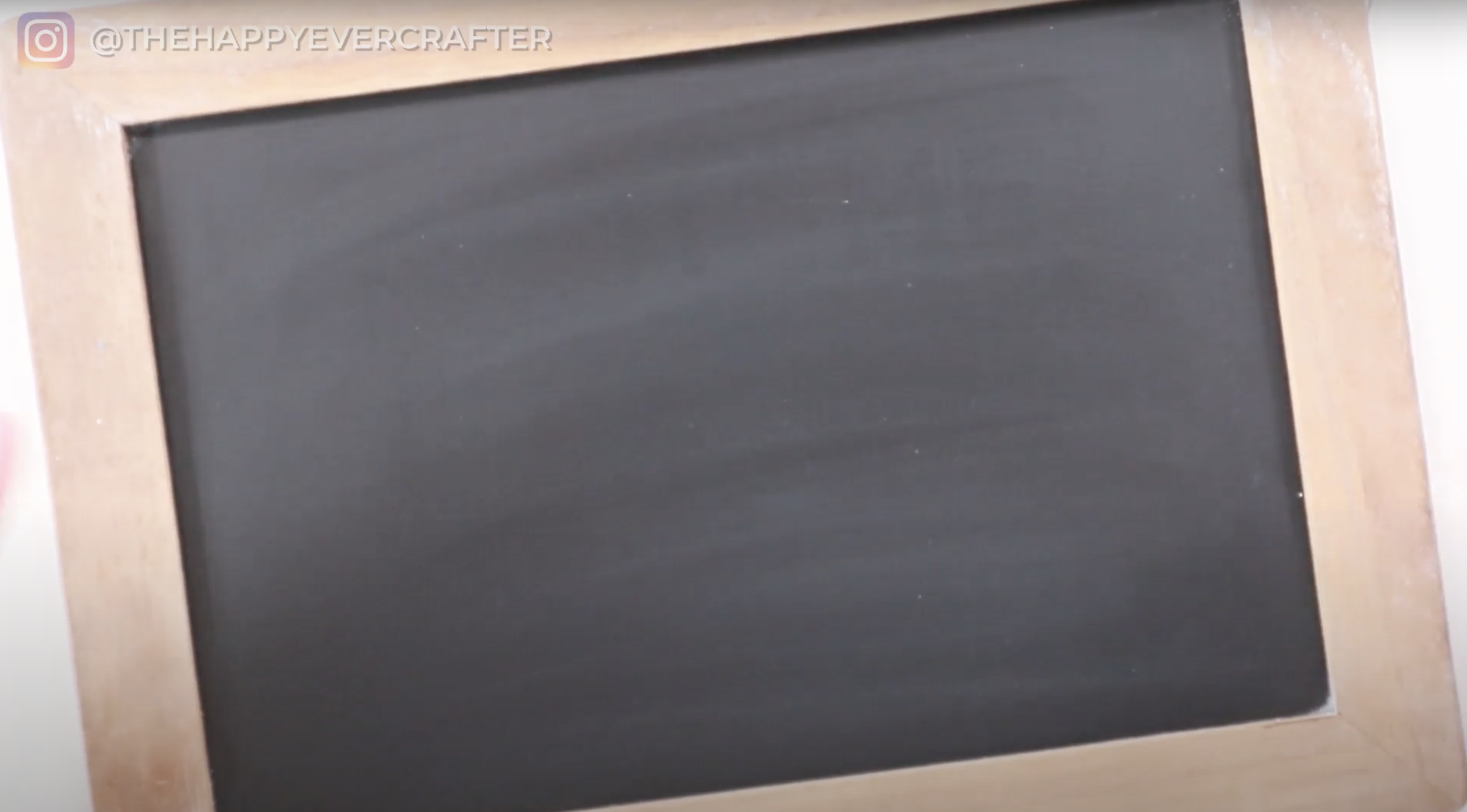 How to Fix Chalkboard Ghosting - The Happy Ever Crafter Inc.