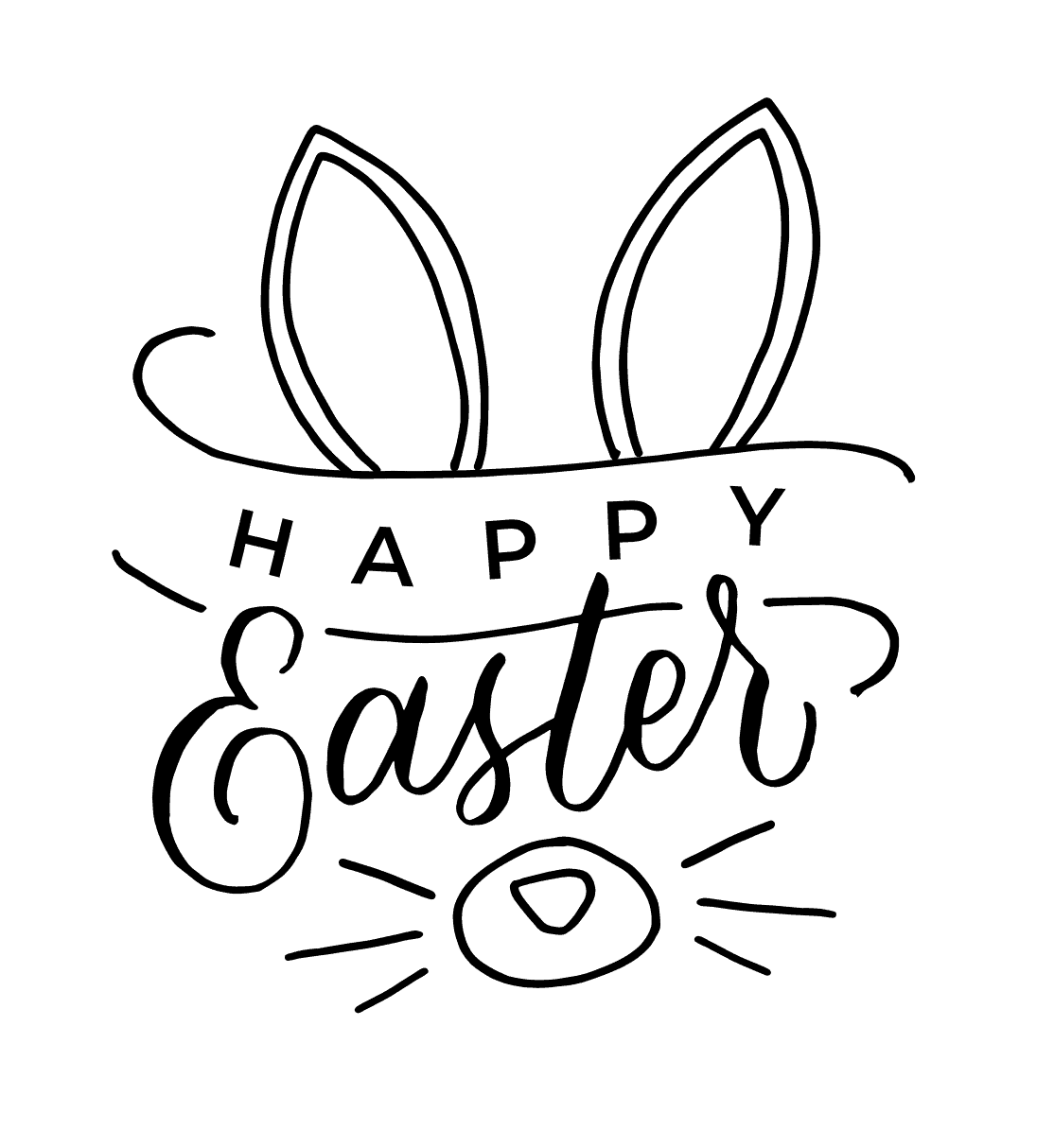 Fun and Easy Easter Chalkboard Sign - The Happy Ever Crafter Inc.