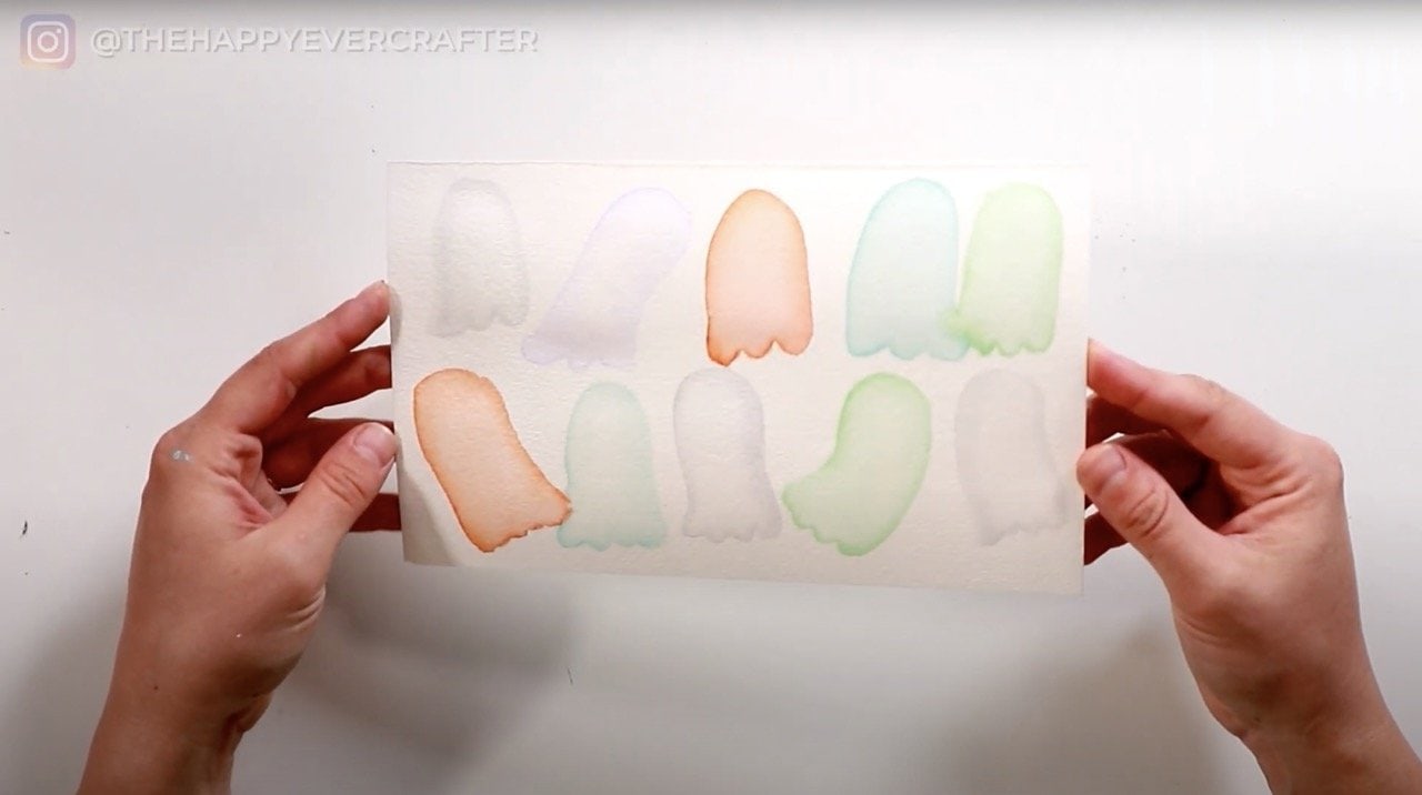 Cute DIY Halloween Ghost Card - The Happy Ever Crafter Inc.
