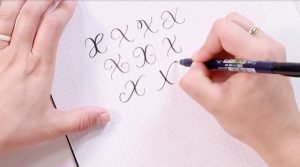 15 Ways To Write Letter X in Brush Calligraphy - The Happy Ever Crafter ...