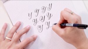 15 Ways To Write Letter Y in Brush Calligraphy - The Happy Ever Crafter ...