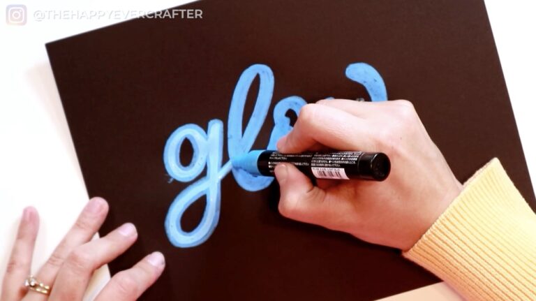 DIY "Glowing" Letters - The Happy Ever Crafter Inc.