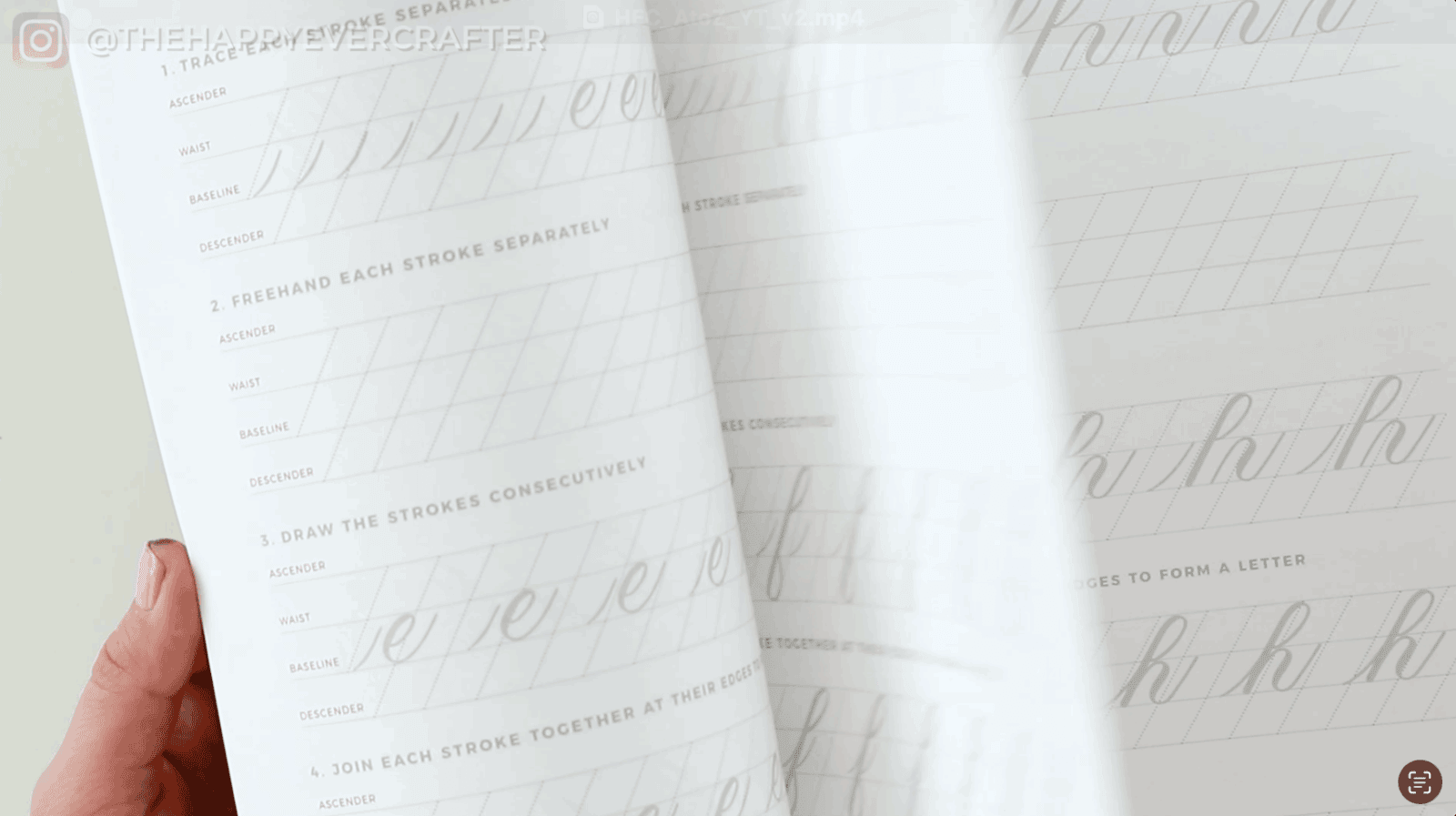 Modern Calligraphy Lowercase Alphabet: Real-Time Writing Demo - The ...