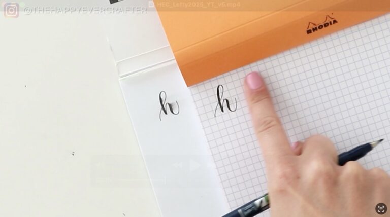 Left-Handed Beginner Calligraphy Tips (3 Things That Actually Help ...