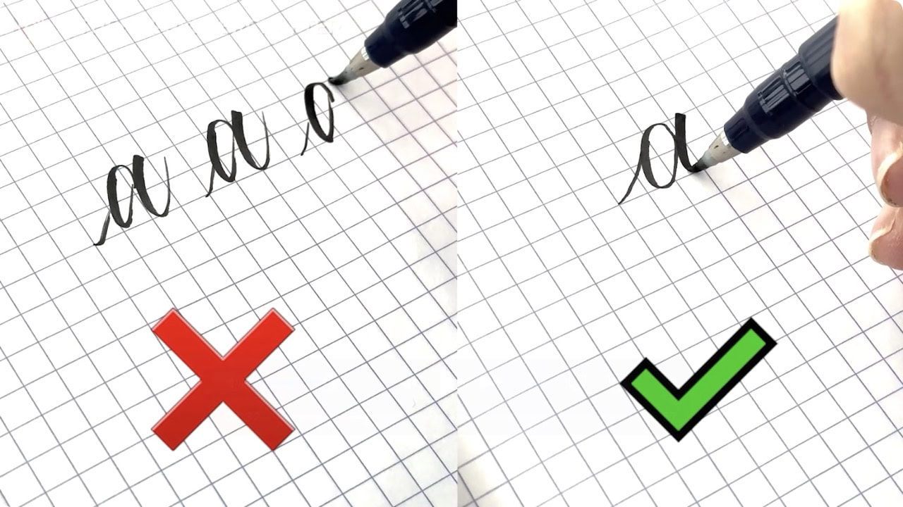 Fix Your Lettering With These 10 Calligraphy Tips - The Happy Ever ...
