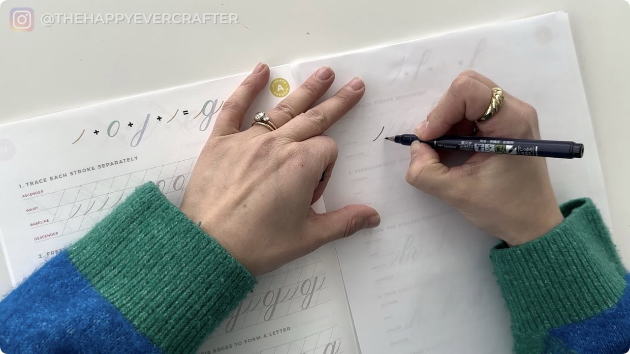 Fix Your Lettering With These 10 Calligraphy Tips - The Happy Ever ...