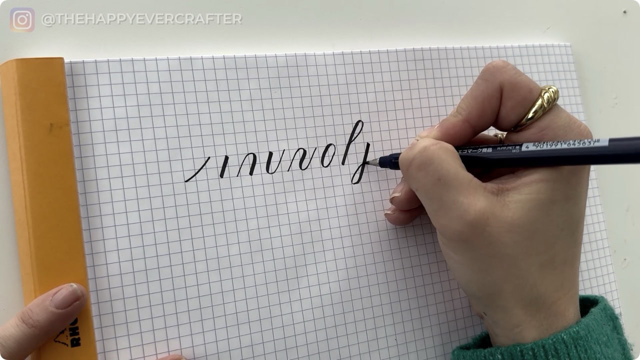 Fix Your Lettering With These 10 Calligraphy Tips - The Happy Ever ...