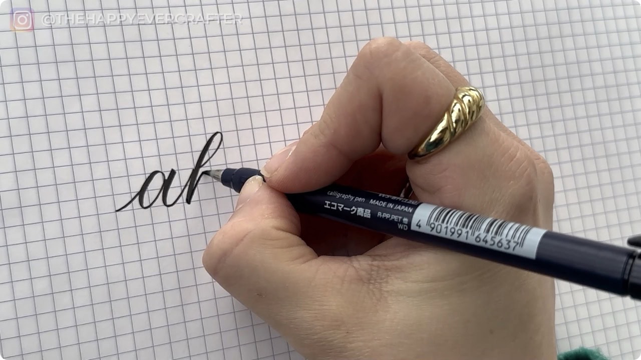 Fix Your Lettering With These 10 Calligraphy Tips - The Happy Ever ...