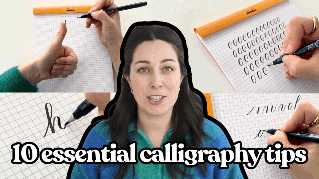 Fix Your Lettering With These 10 Calligraphy Tips - The Happy Ever ...